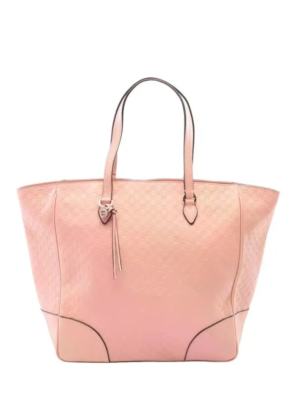 Gucci 2010s Micro Guccissima Bree Tote Bag - Pink