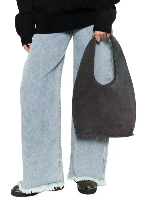 A.p.c. Le Neige Suede Tote Bag - Grey