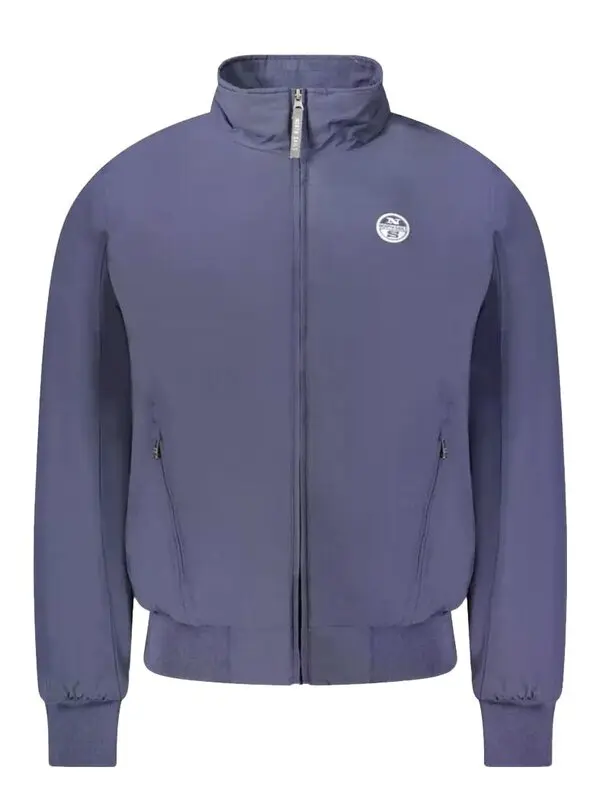 NORTH SAILS Logo-patch Zip-up Jacket - Blue