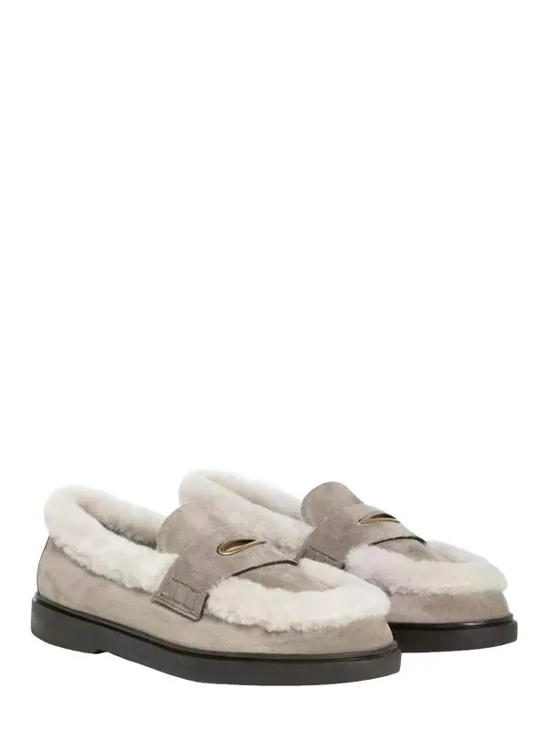 Roberto Festa Mink Danesa Loafers - Grey