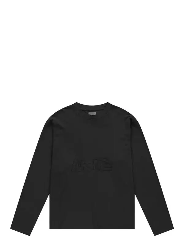 ARTE ANTWERP Logo-embroidered Crew-neck Sweater - Black