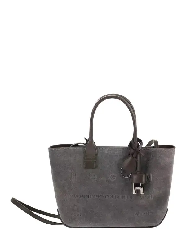 Hogan Address Shopping Bag Mini - Grey