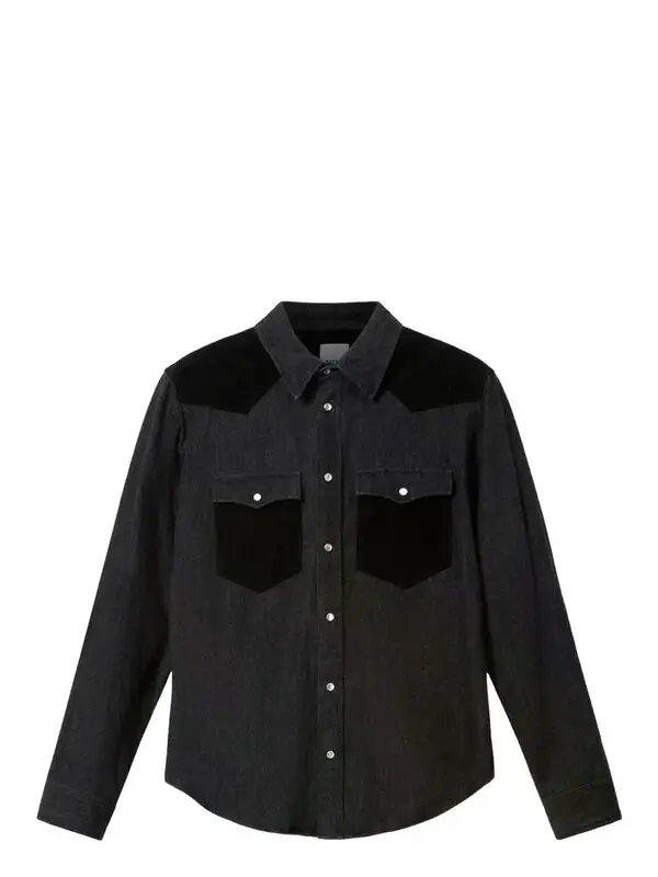 Isabel Marant Étoile Vegas Cotton Corduroy Shirt - Grey