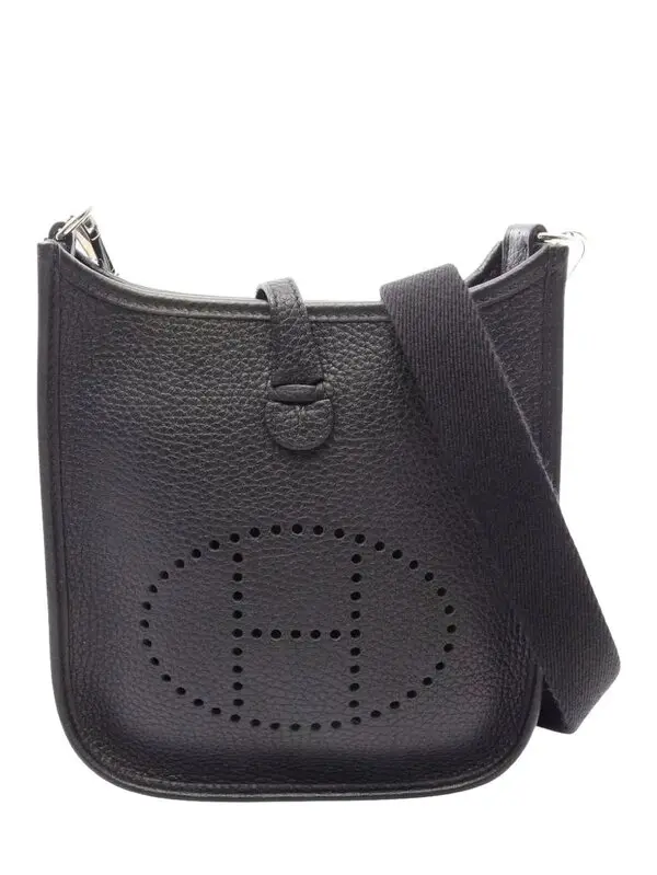 Hermès 2021 Clemence Evelyne 16 Amazone Crossbody Bag - Black