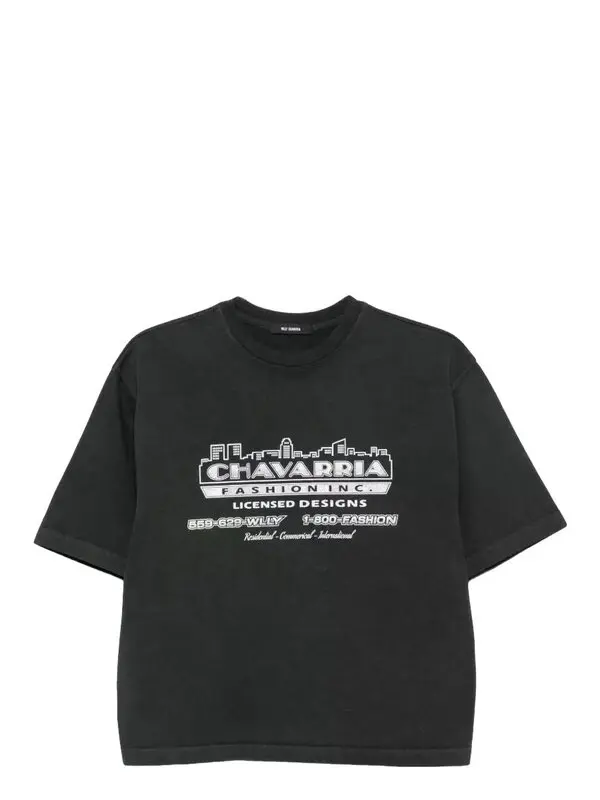 WILLY CHAVARRIA Brava Graphic-print T-shirt - Black