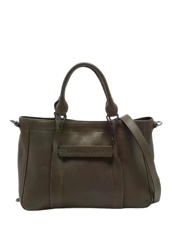 Longchamp 3d Leather Tote Bag - Green