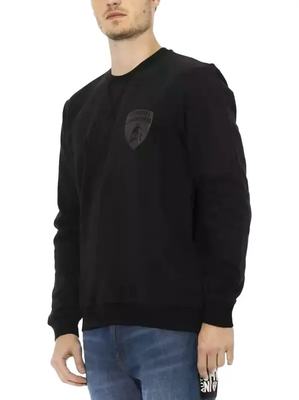 AUTOMOBILI LAMBORGHINI Logo-print Sweatshirt - Black