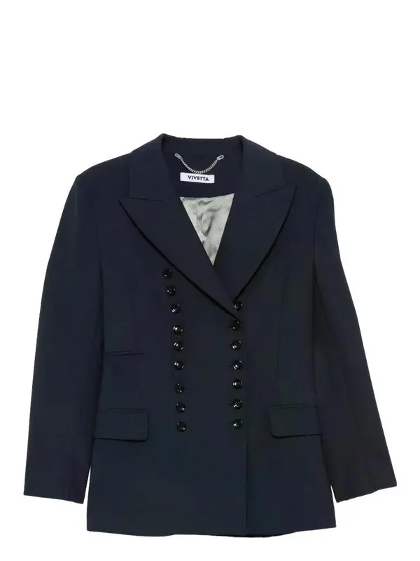 Vivetta Double-breasted Jacket - Blue