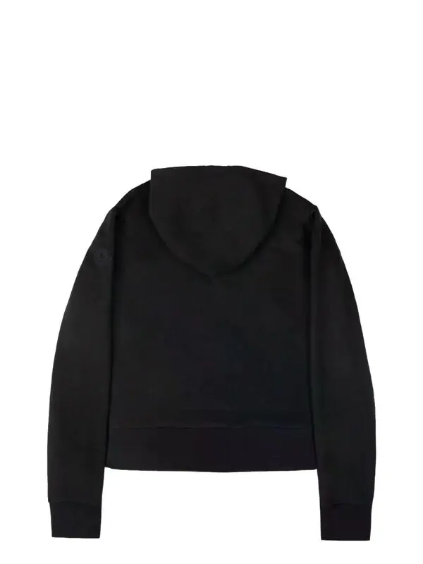 Moncler Quilted-panel Hoodie - Black