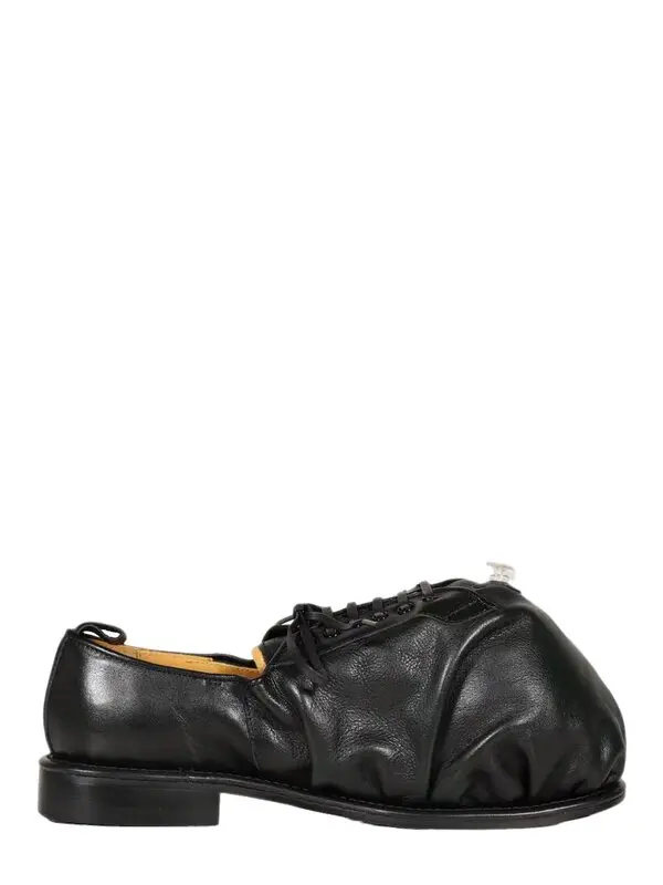 DOUBLET Balloon-toe Lace-up Derby Shoes - Black