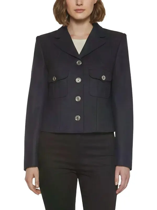 Dolce & Gabbana Cropped Utility Jacket - Black