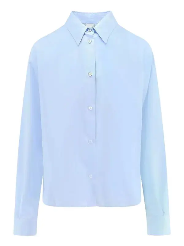 Aspesi Button-up Box-pleat Shirt - Blue