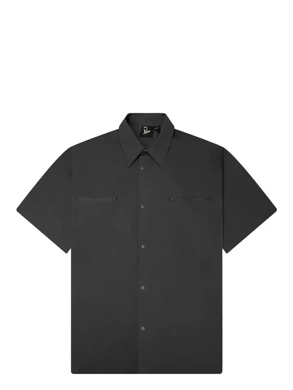 PARRA Hardly Hiked Short-sleeve Shirt - Grey