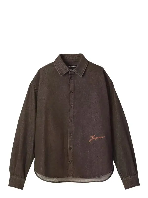 Jacquemus The De-nîmes Simon Denim Shirt - Brown