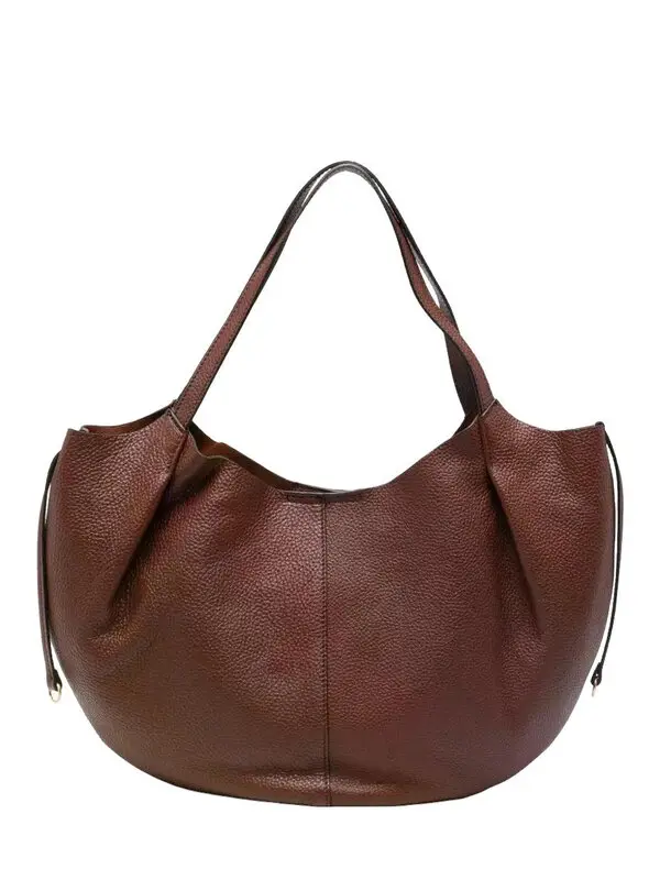 THE BRIDGE Logo-patch Shoulder Bag - Brown