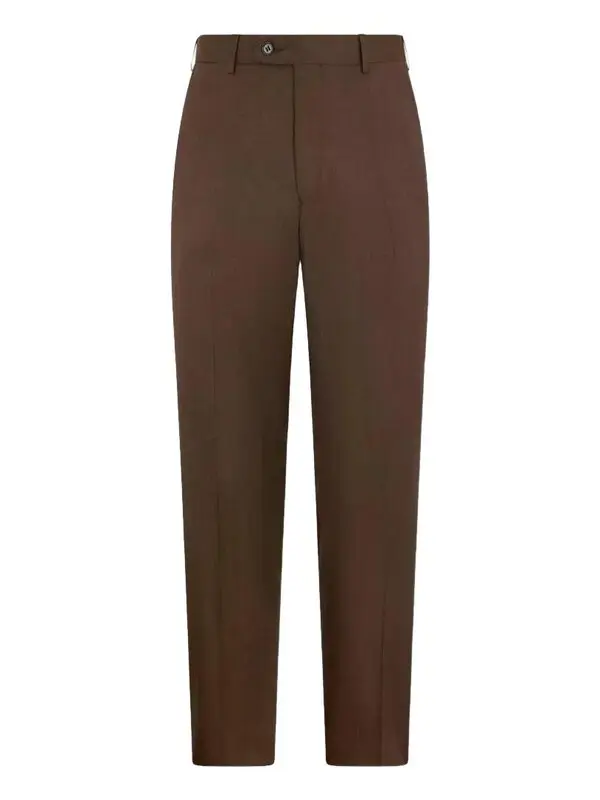 Brooks Brothers Virgin Wool Trousers - Brown