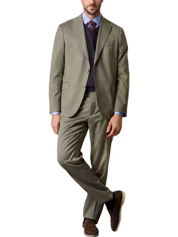 Brooks Brothers Performance Twill Virgin Wool Blazer - Green