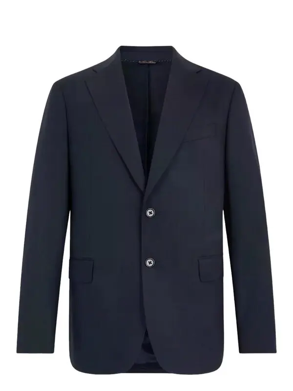 Brooks Brothers Single-breasted Blazer - Blue