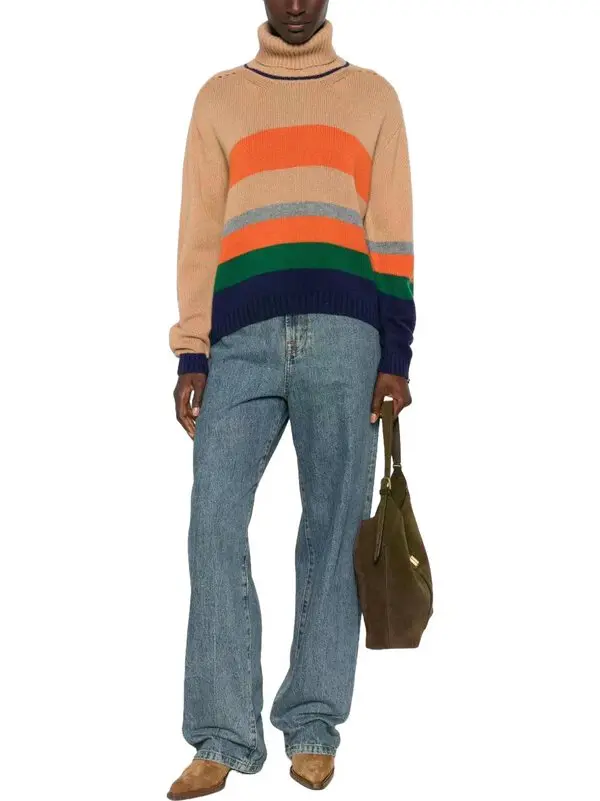 CIRCUS HOTEL Roll-neck Sweater - Neutrals