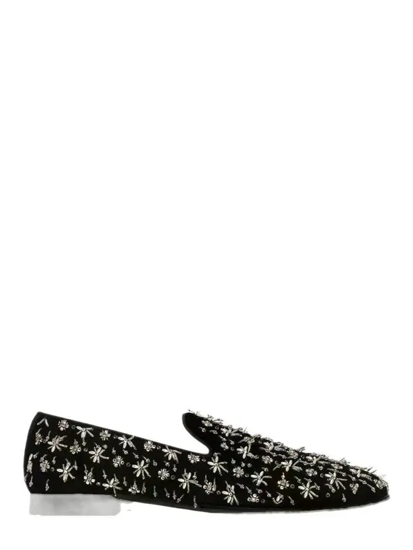 Dolce & Gabbana Velvet Loafers - Black