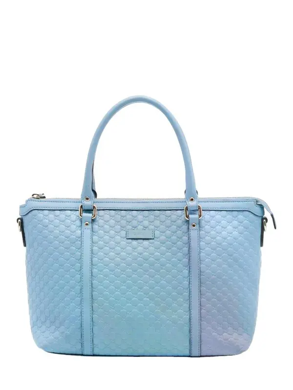 Gucci 2016-2026 Small Microguccissima Joy Satchel - Blue