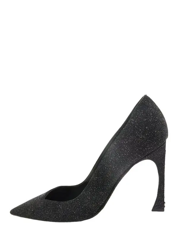 Dior Glitter Pointed-toe Pumps - Black