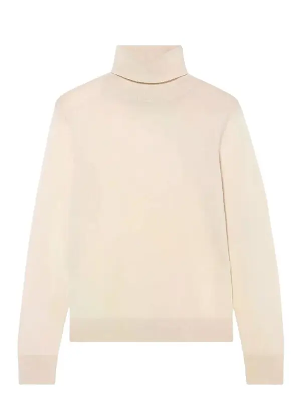 Brooks Brothers Diamond-knit Turtleneck Sweater - Neutrals