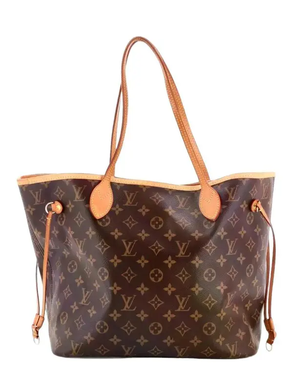 LOUIS VUITTON Neverfull Nm Monogram Canvas Mm Tote Bag - Brown