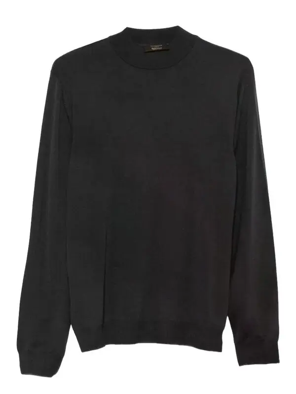ZANONE Fine-knit Sweater - Black