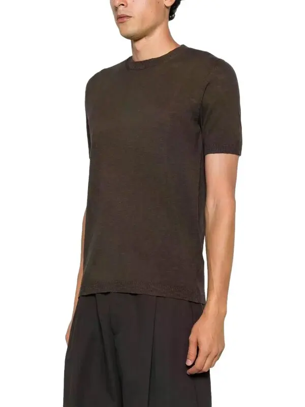 JEORDIE'S Crew-neck T-shirt - Brown