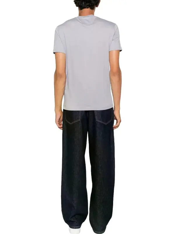 Emporio Armani Logo-print T-shirt - Grey