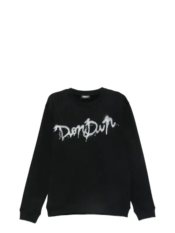 DONDUP Logo-print Sweatshirt - Black