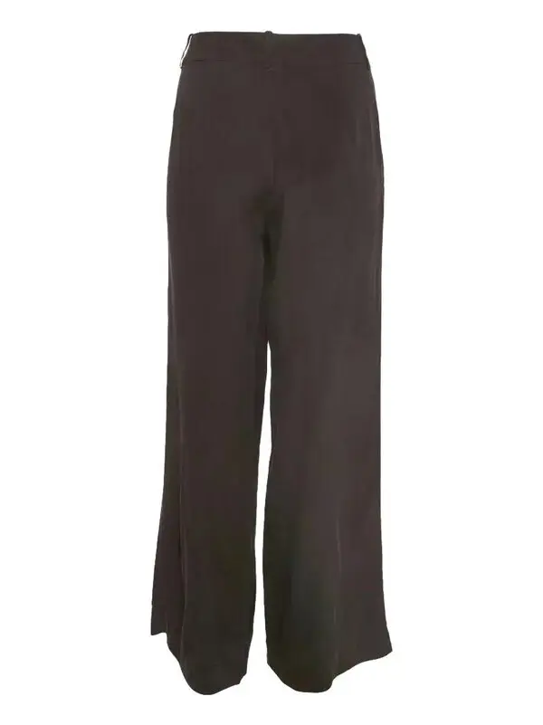 Emilio Pucci Straight-fit Crepe Trousers - Black