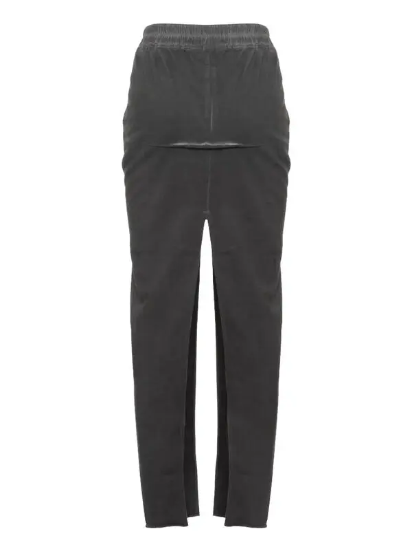 Rick Owens Pillar Drawstring Split-detail Maxi Skirt - Black