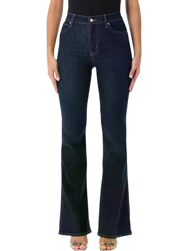 FRAME The Flare High-rise Flared Jeans - Blue