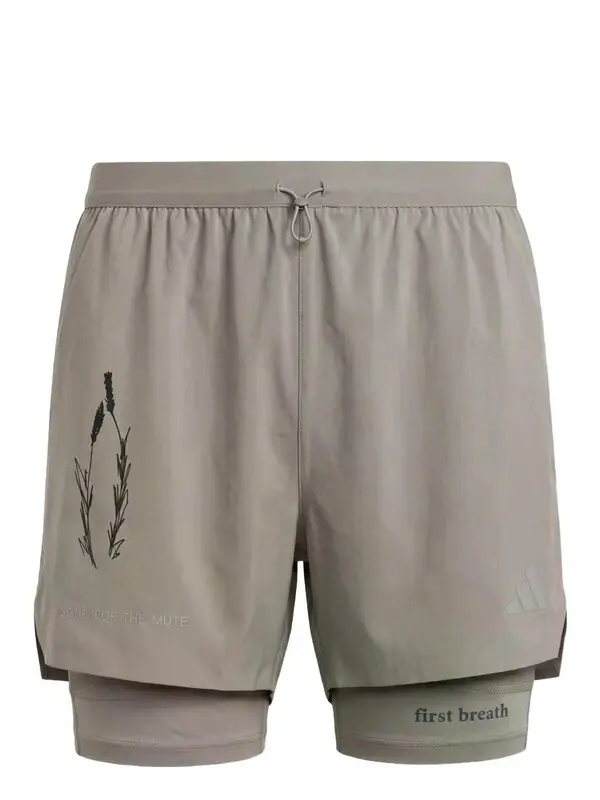 Adidas X Song For The Mute Layered Track Shorts - Neutrals