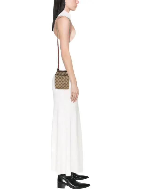 Gucci 2000-2015 Gg Canvas Web Crossbody Bag - Neutrals