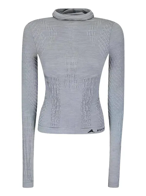 ROA Aune Seamless Hoodie - Grey