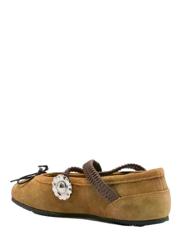 Toga Pulla Ballet Flats - Brown