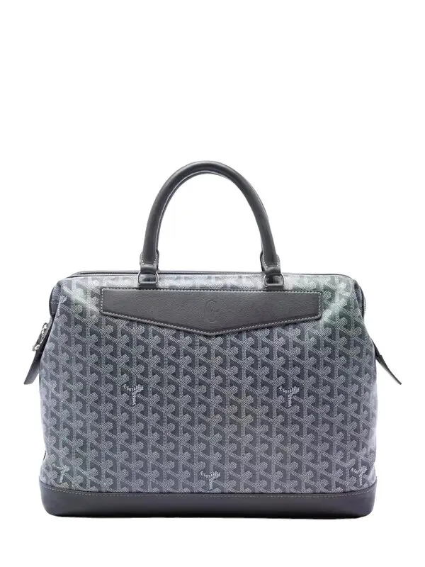Goyard 2023-2026 Goyardine Cisalpin Document Case Business Bag - Grey