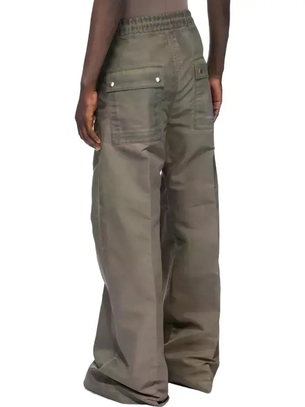Rick Owens Tower Geth Belas Drawstring Wide-leg Trousers - Grey