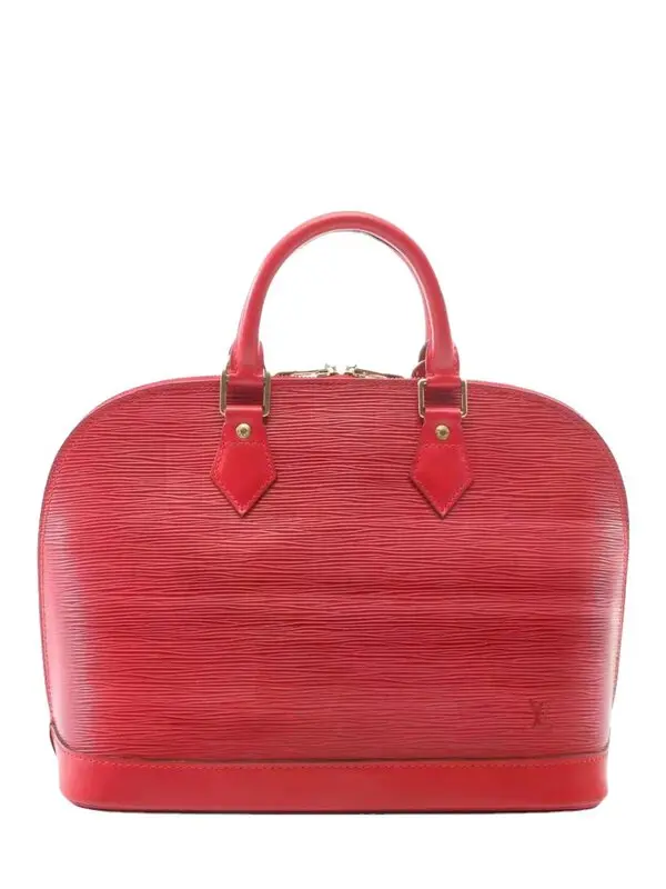 LOUIS VUITTON 1998 Alma Épi Leather Handbag - Red