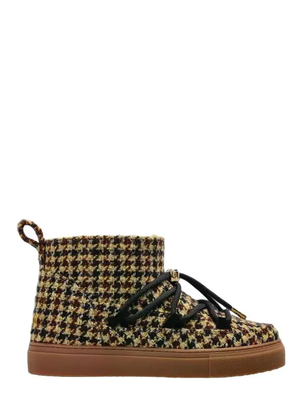 Inuikii Plaid Boots - Neutrals