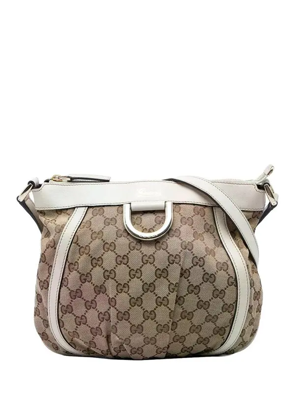 Gucci 2016-2026 Gg Canvas Abbey D Ring Crossbody Bag - Neutrals