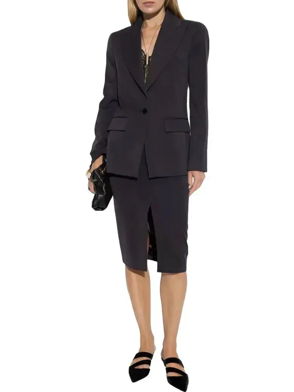 Balmain Single-breasted Wool Blazer - Grey