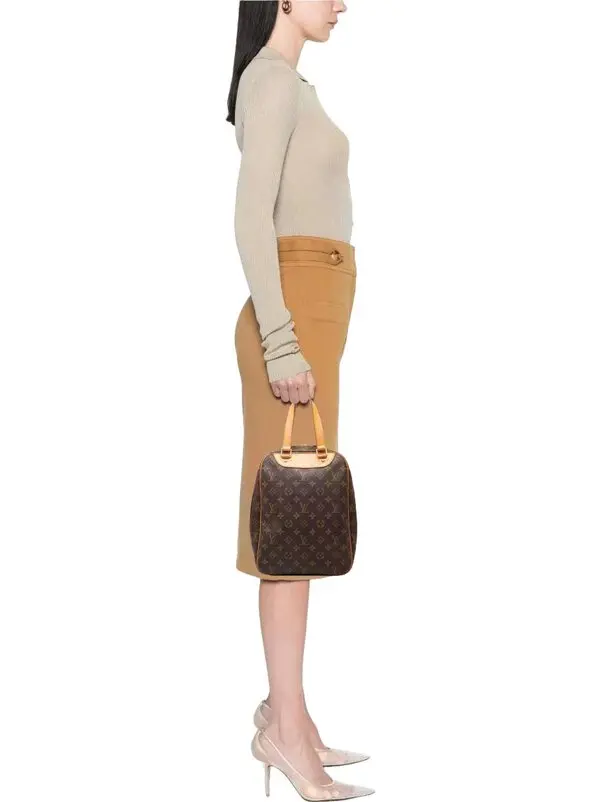 LOUIS VUITTON 1999 Monogram Excursion Handbag - Brown