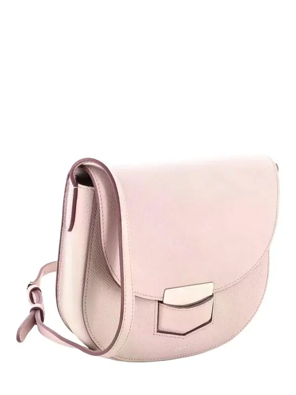Celine Trotteur Grainy Leather Small Crossbody Bag - Neutrals