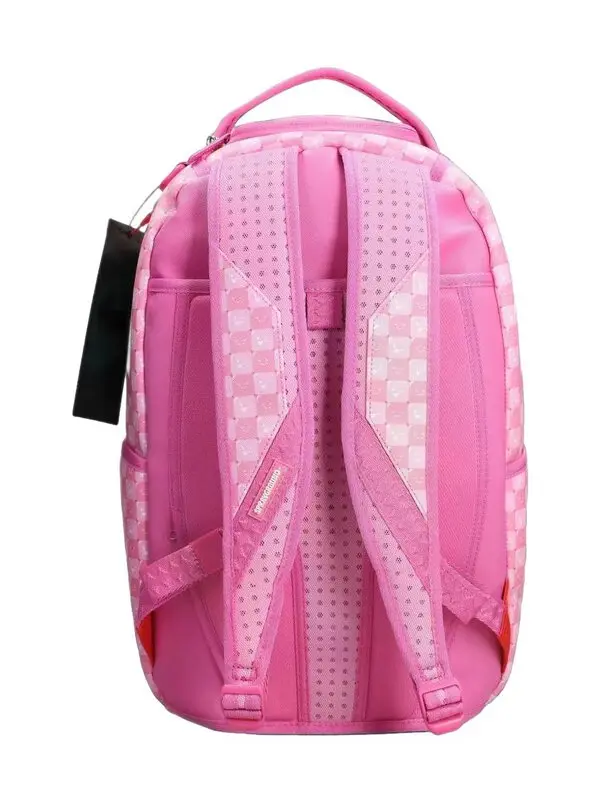 SPRAYGROUND Check-faces Print Backpack - Pink
