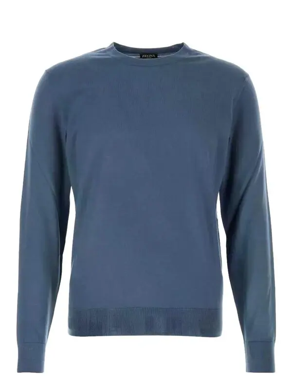 Zegna Wool Sweater - Blue