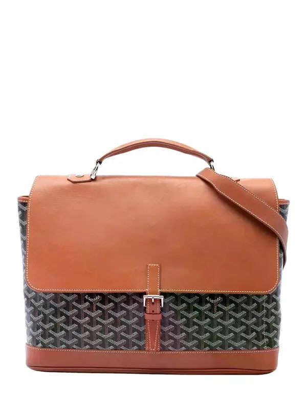 Goyard 2018 Goyardine Citadin Briefcase Business Bag - Brown